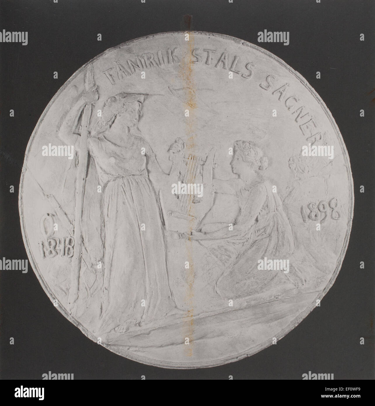 Medal by Ludvig Mikael Runeberg Stock Photo - Alamy