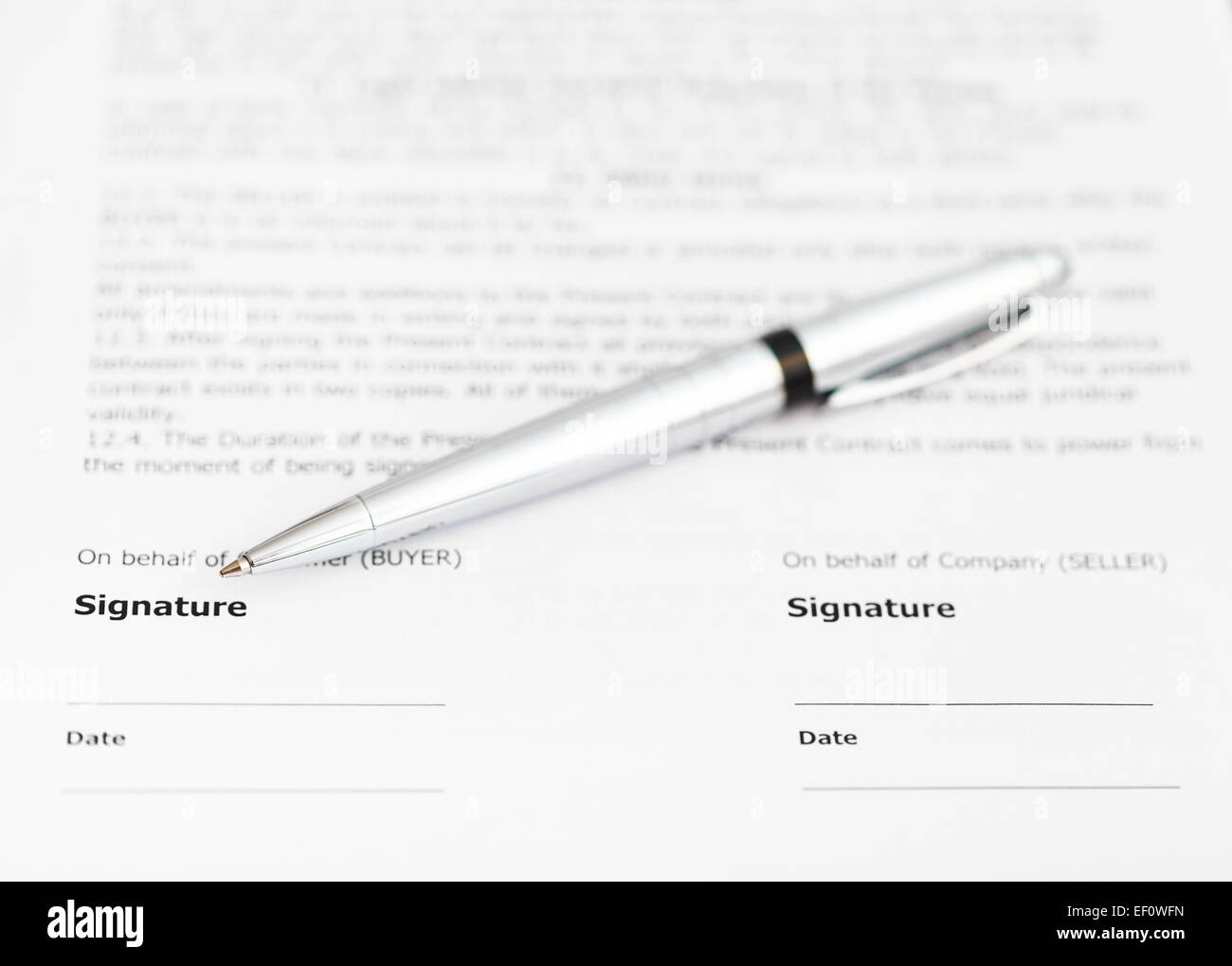 Signature page hi-res stock photography and images - Alamy
