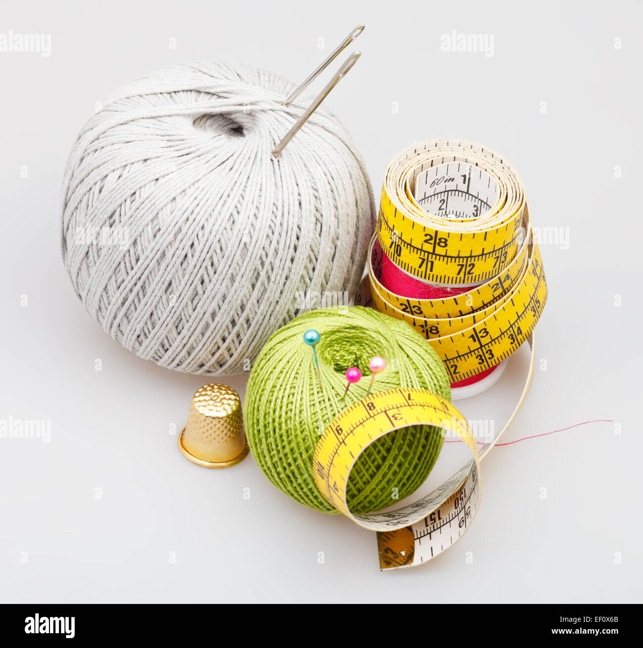 Needlework tools hi-res stock photography and images - Alamy