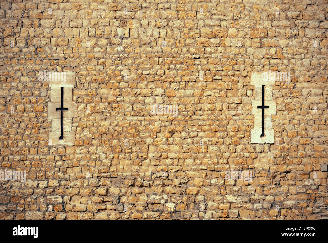 London Tower closeup as the famous historical landmark Stock Photo - Alamy