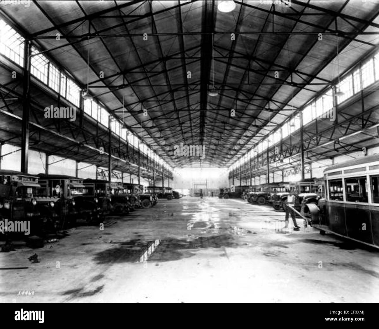 The garage for city buses in Miami serves as the hub for bus ...