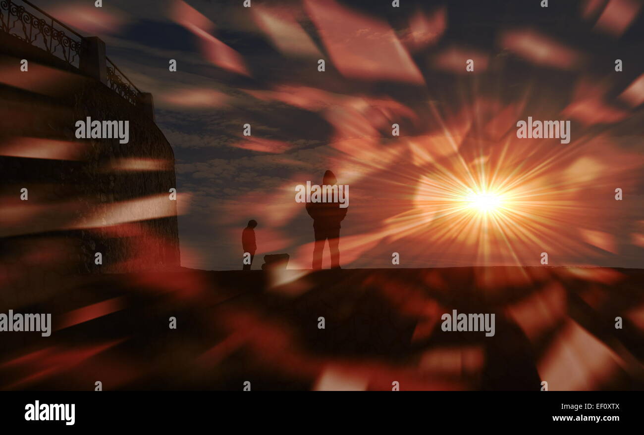 Humanity and hope abstract concept background Stock Photo - Alamy