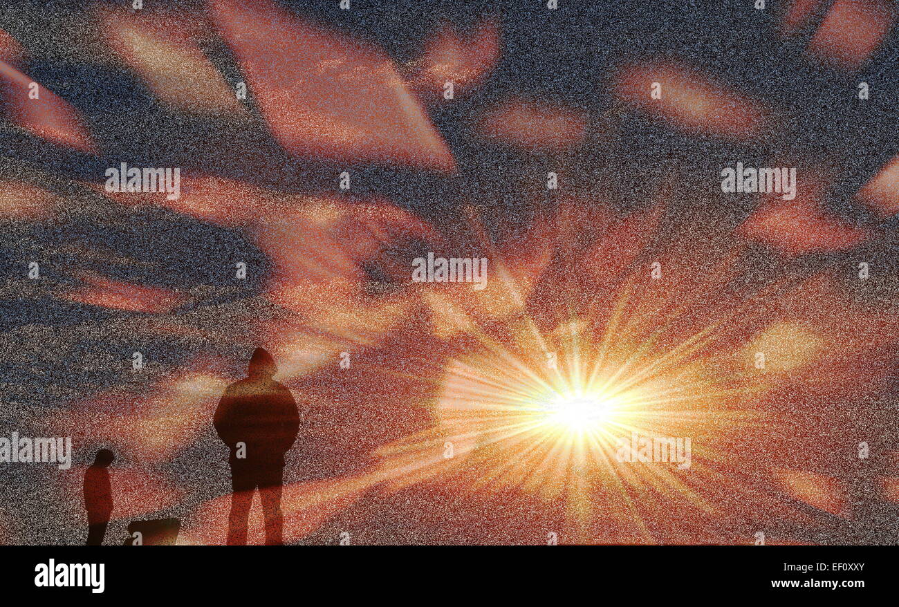 Humanity and hope abstract concept background Stock Photo - Alamy