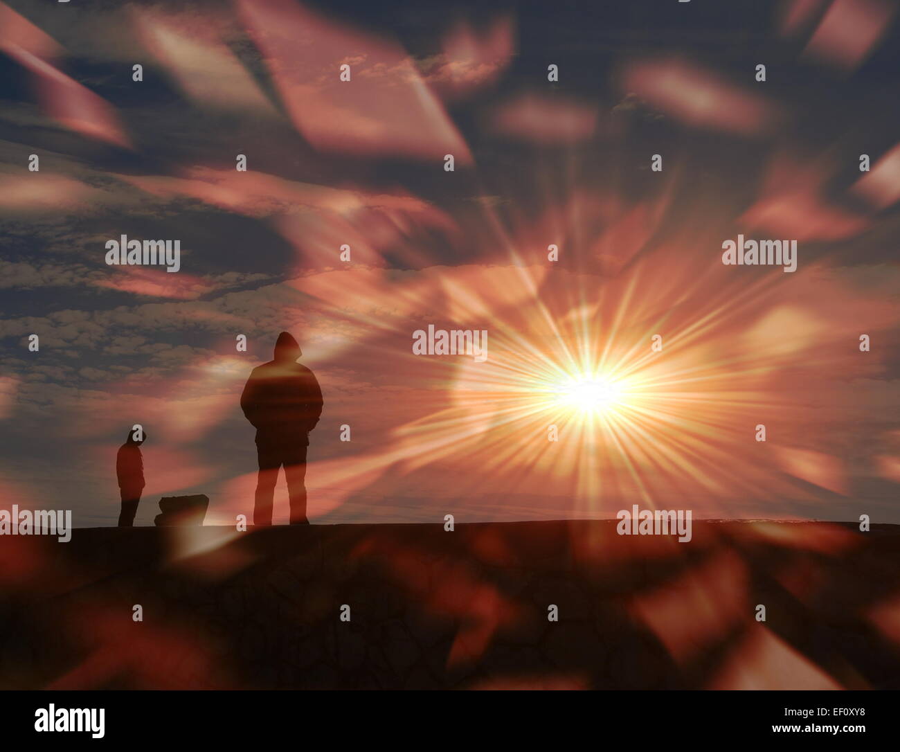 Humanity and hope abstract concept background Stock Photo - Alamy