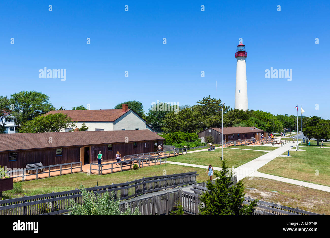 Cape May Lighthouse, Cape May Point State Park, New Jersey, USA Stock ...