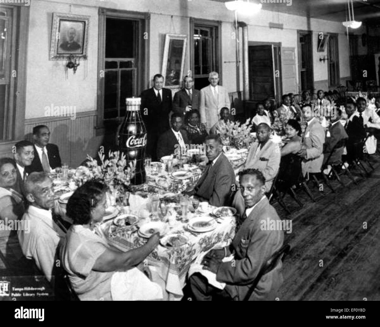 The Tampa Coca-Cola Bottling Company banquet features a gathering ...