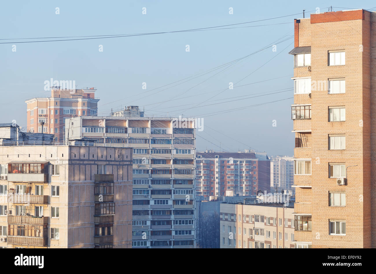 Sky moscow modern living block hi-res stock photography and images - Alamy