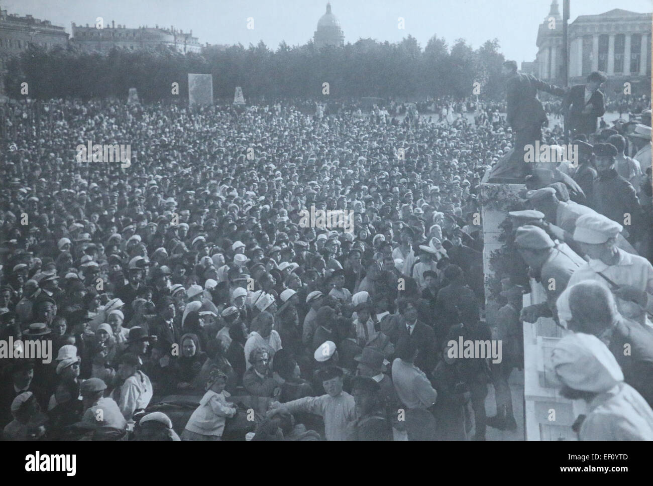 Place Ouritsky in Petrograd, now St. Petersburg, was an important area ...
