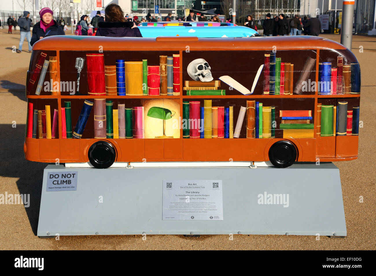 London, UK. 24th January 2015. The Library Bus. The Year of the Bus ...