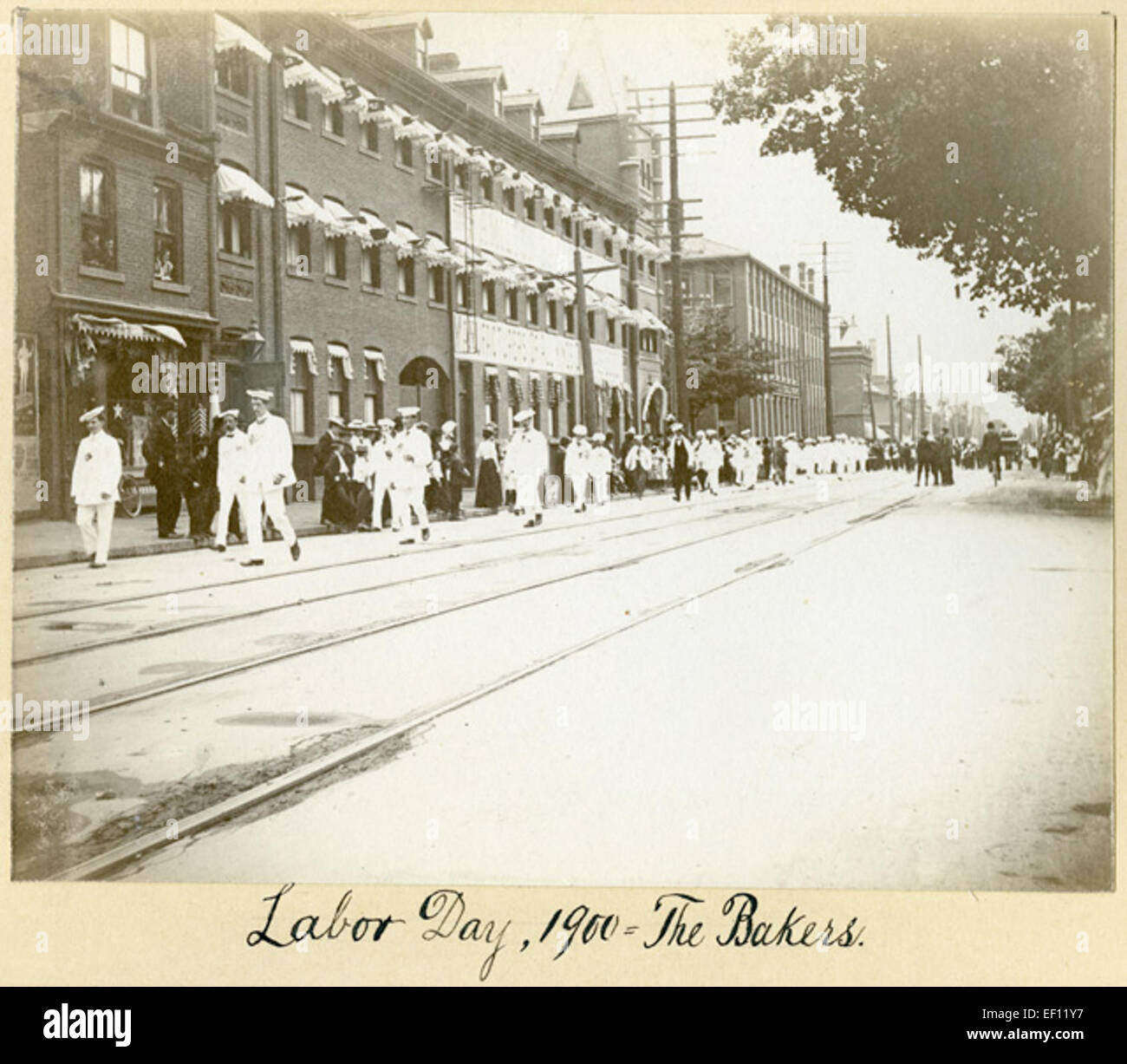 This photograph captures the Bakers during Labor Day celebrations in ...