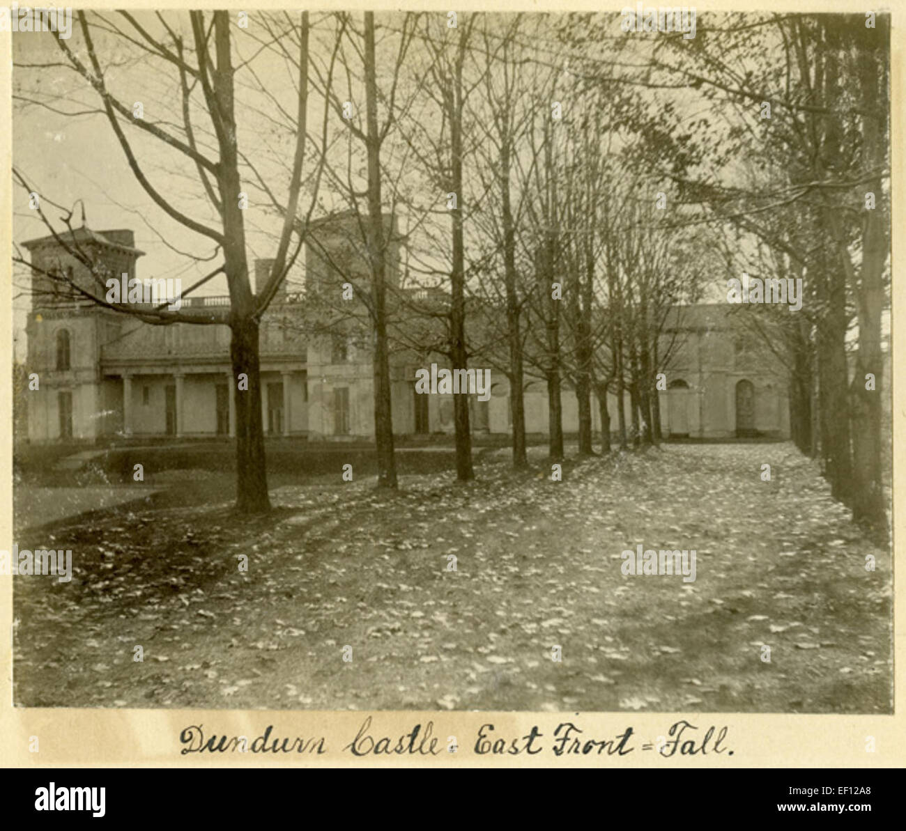 An image of Dundurn Castle's east front during the fall, showcasing the ...