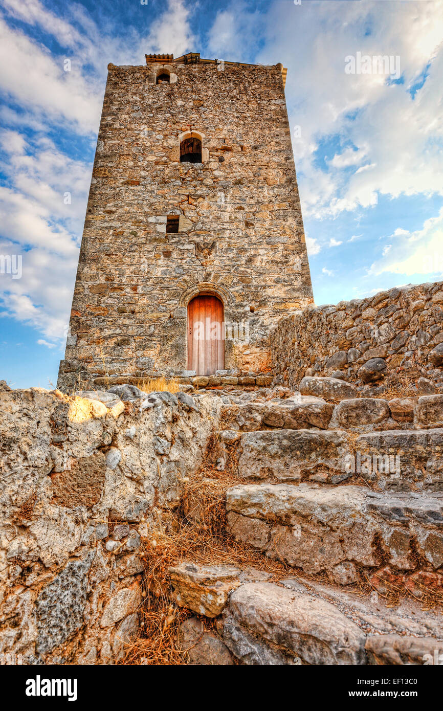 Greek fortress mani hi-res stock photography and images - Alamy