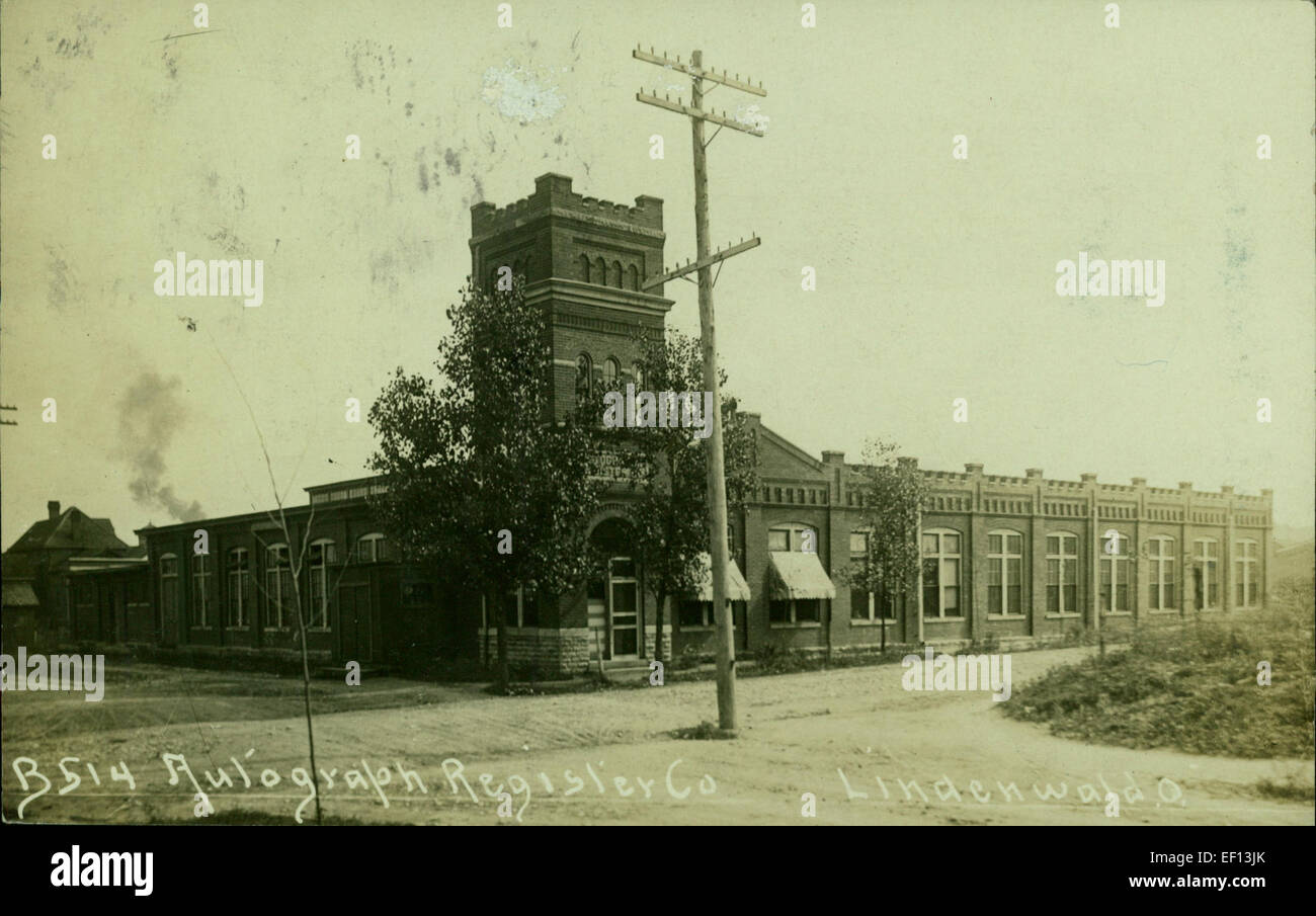 The Autograph Register Co. produced registers for capturing signatures ...