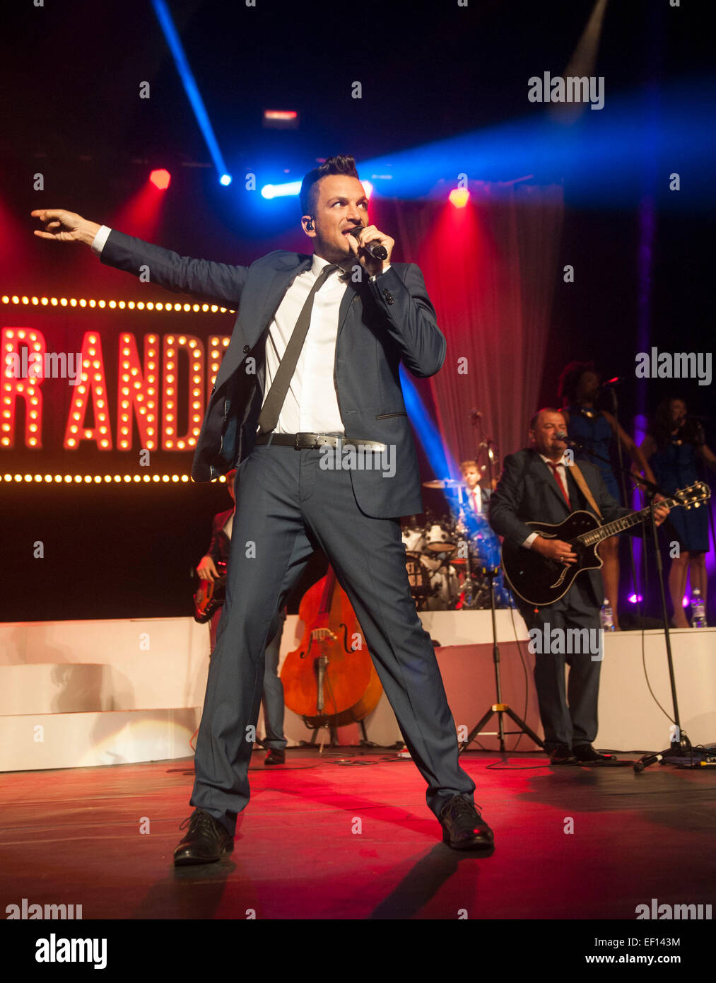 Peter Andre live at the Royal Albert Hall, London October 6th 2014 ...