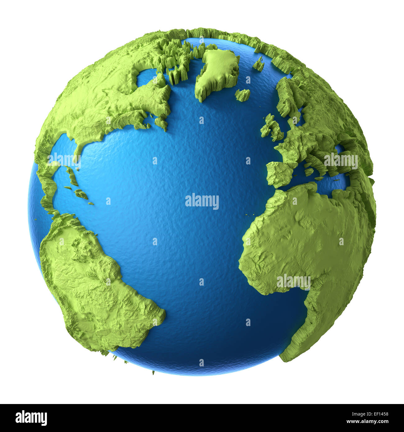 3d globe map hi-res stock photography and images - Alamy