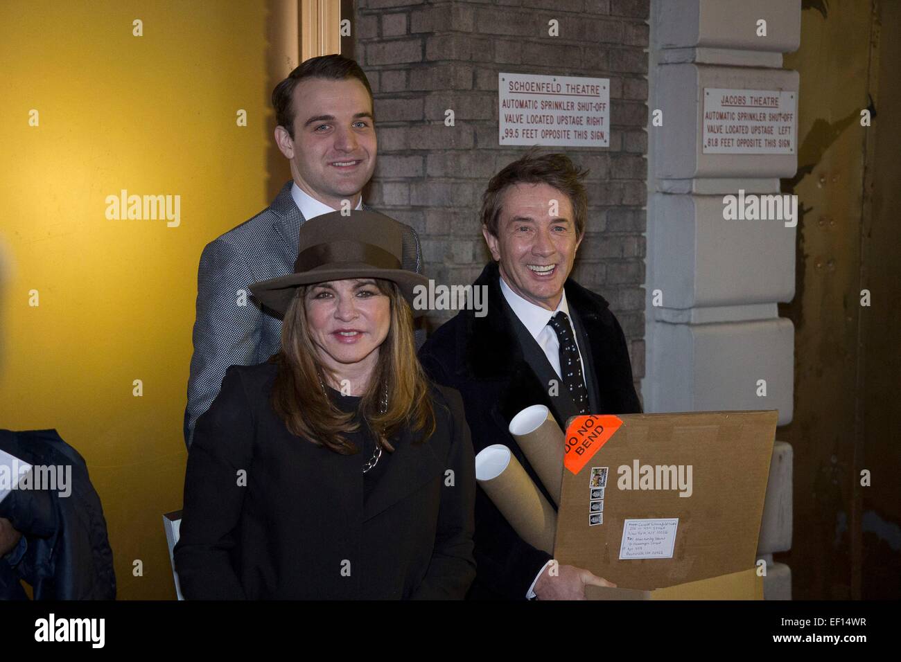 New York, NY, USA. 23rd Jan, 2015. Micah Stock, Stockard Channing at ...