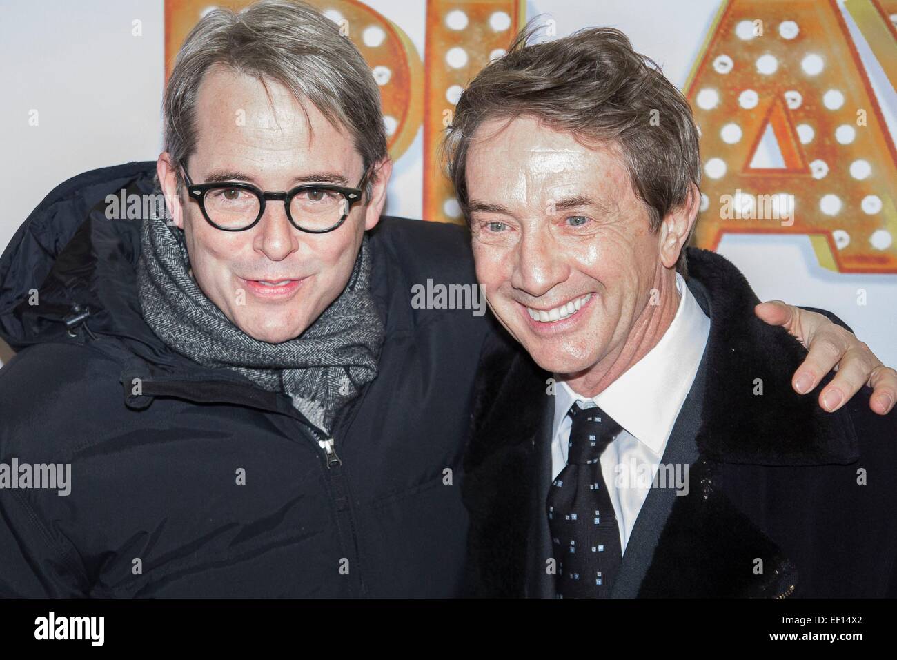 New York, NY, USA. 23rd Jan, 2015. Matthew Broderick, Martin Short at ...