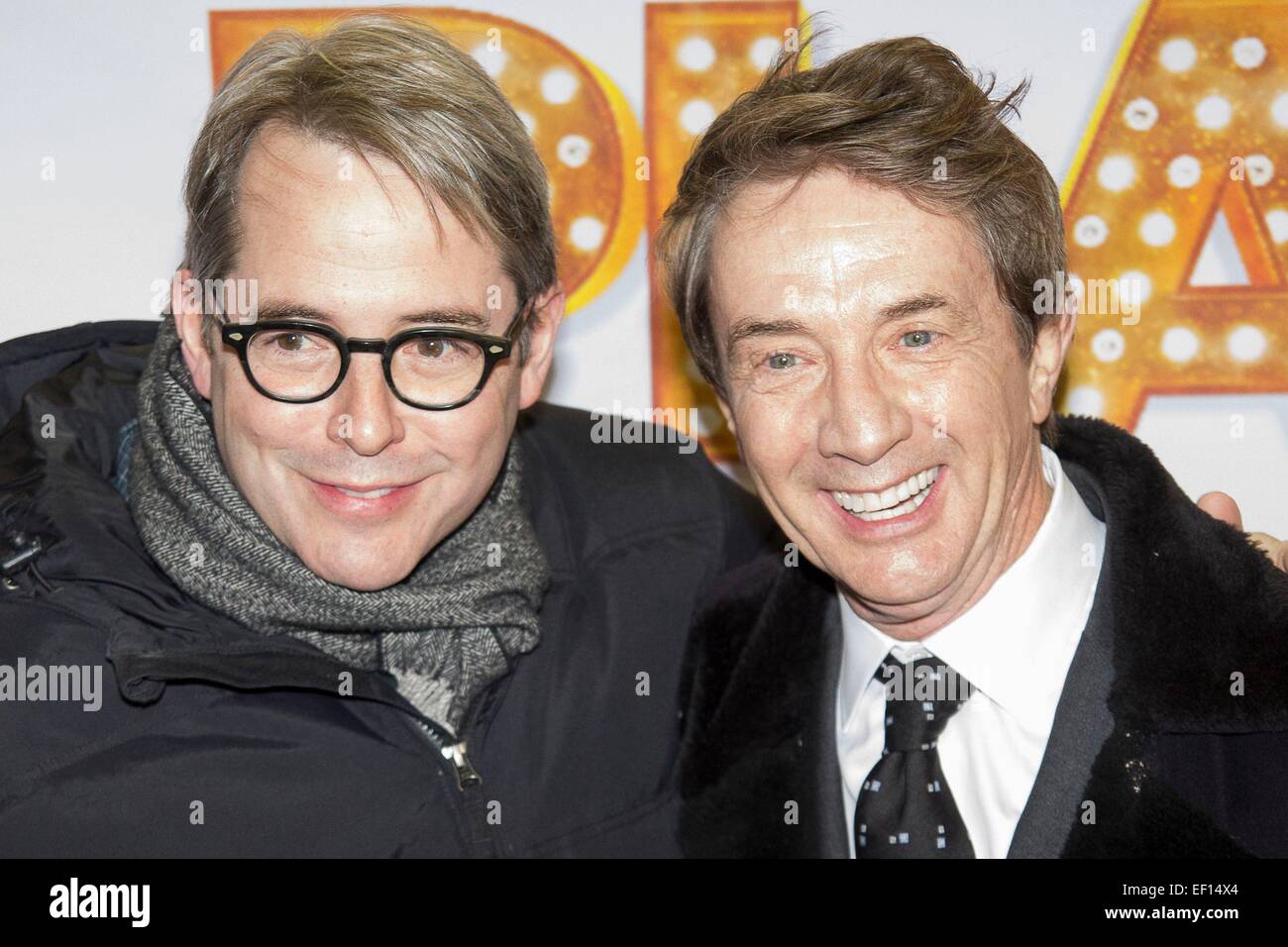 New York, NY, USA. 23rd Jan, 2015. Matthew Broderick, Martin Short at ...