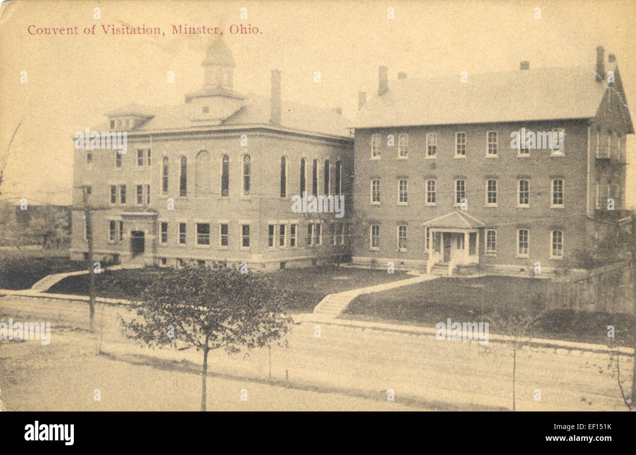 A photograph of the Convent of Visitation, showcasing the religious ...