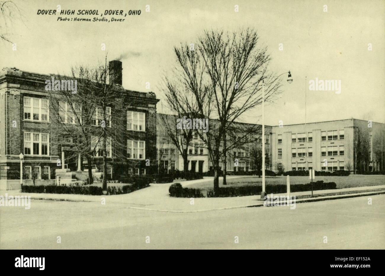 A photograph of Dover High School, capturing the school's architecture ...