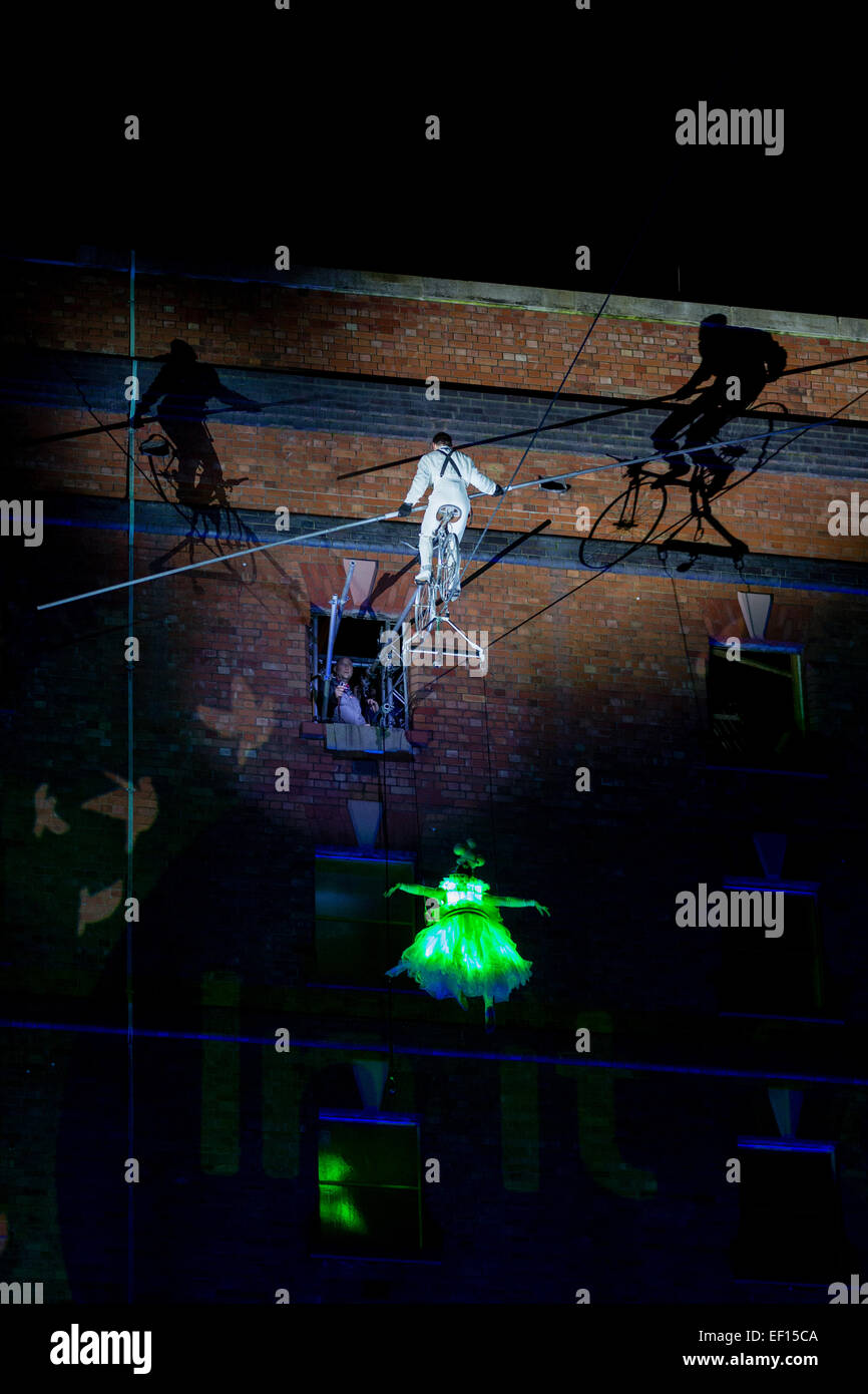 Bristol, UK. 24th Jan, 2015. Led by Bristol-based Cirque Bijou ...