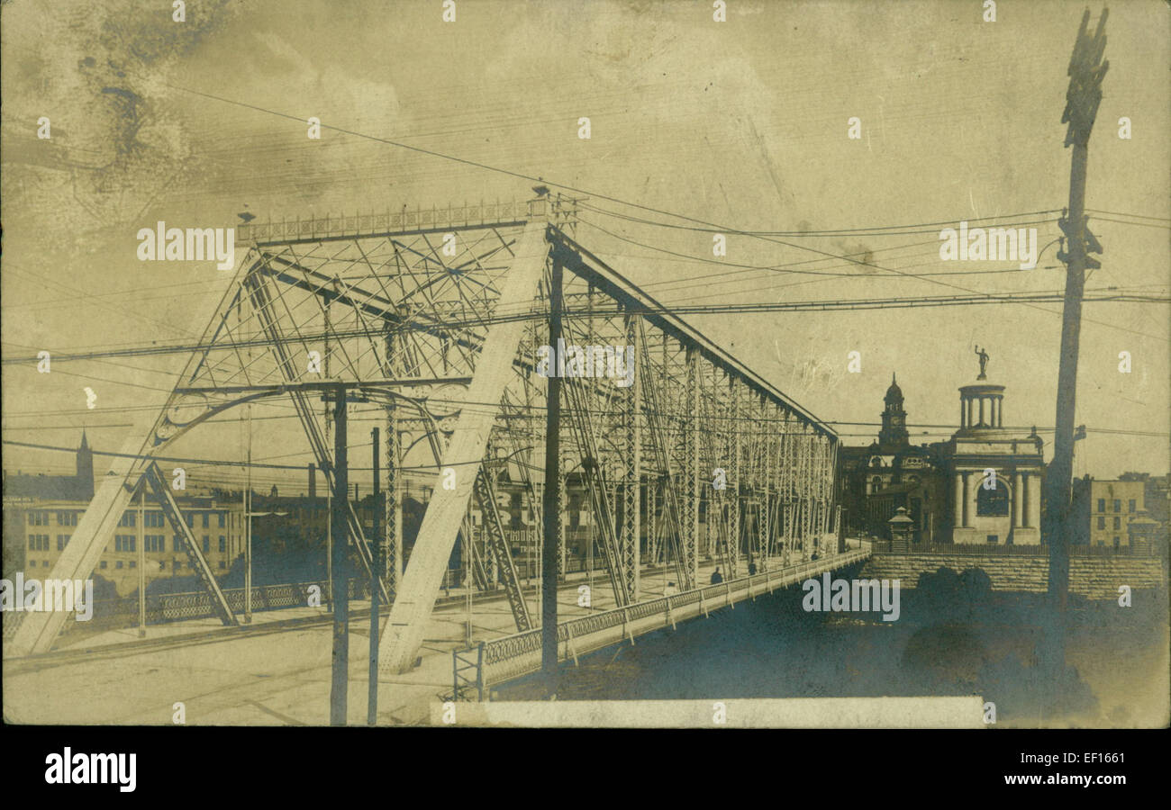 The High & Main Bridge in Hamilton, Ohio, is a key feature of the city ...