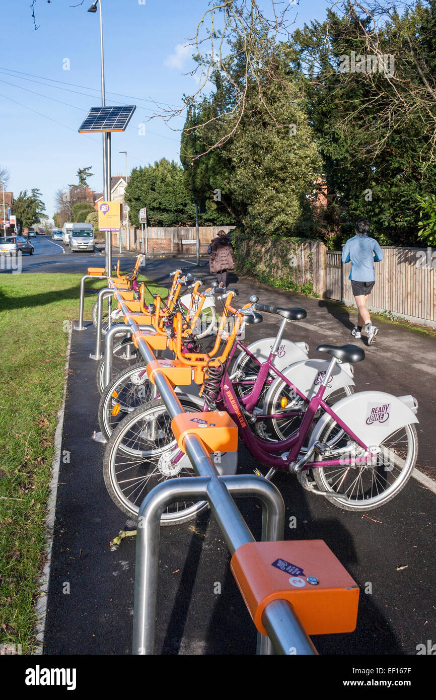 Cycles for rent or hire outside university campus. Reading, Berkshire ...