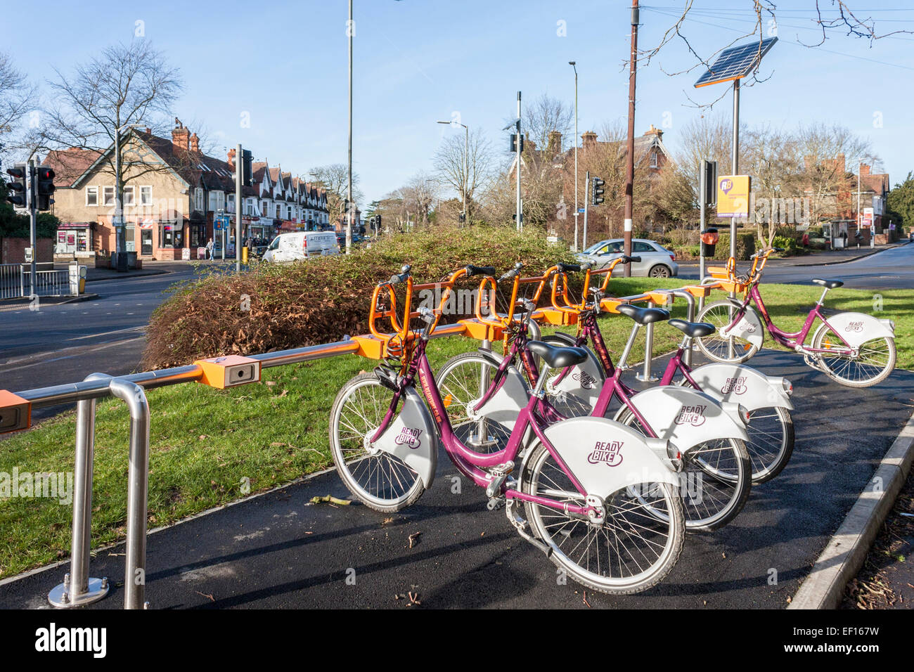 Cycles for rent or hire outside university campus. Reading, Berkshire ...