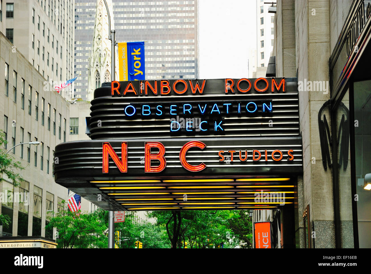 Rockefeller center nbc studios hi-res stock photography and images - Alamy
