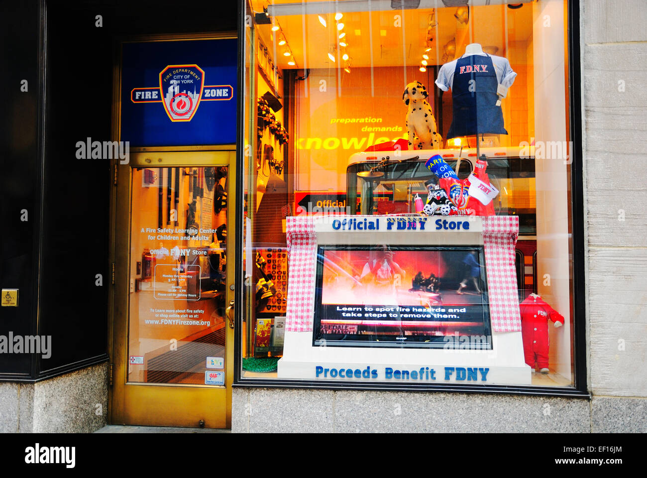 official FDNY store Stock Photo - Alamy