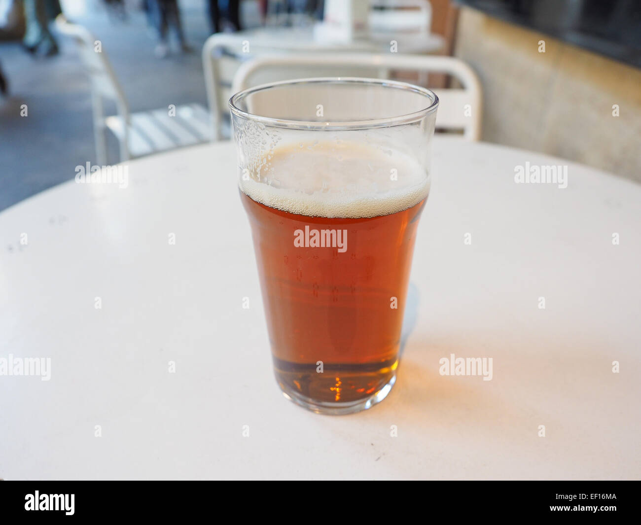 Pint of British bitter ale beer Stock Photo - Alamy