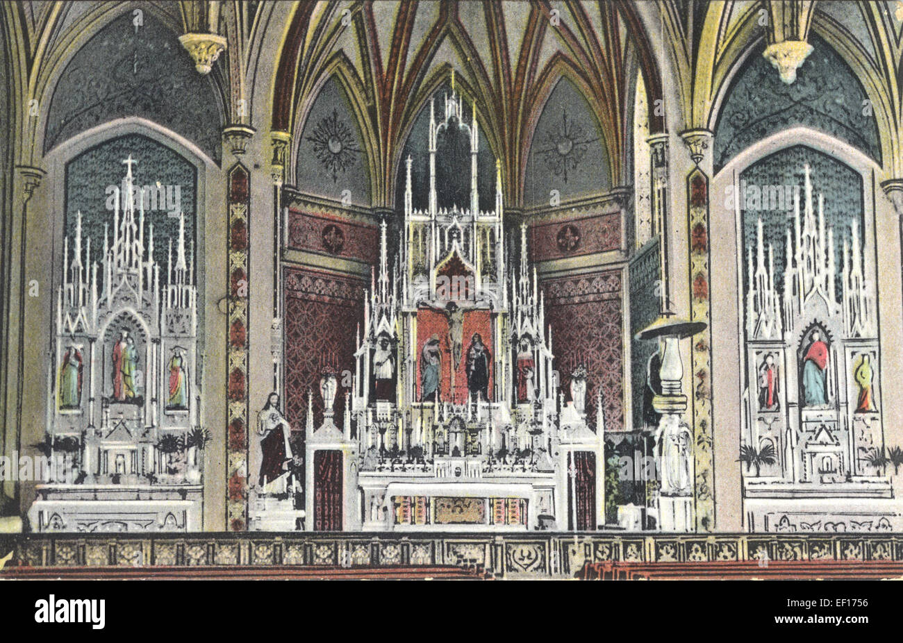 This photograph shows the interior of the Holy Trinity Church ...