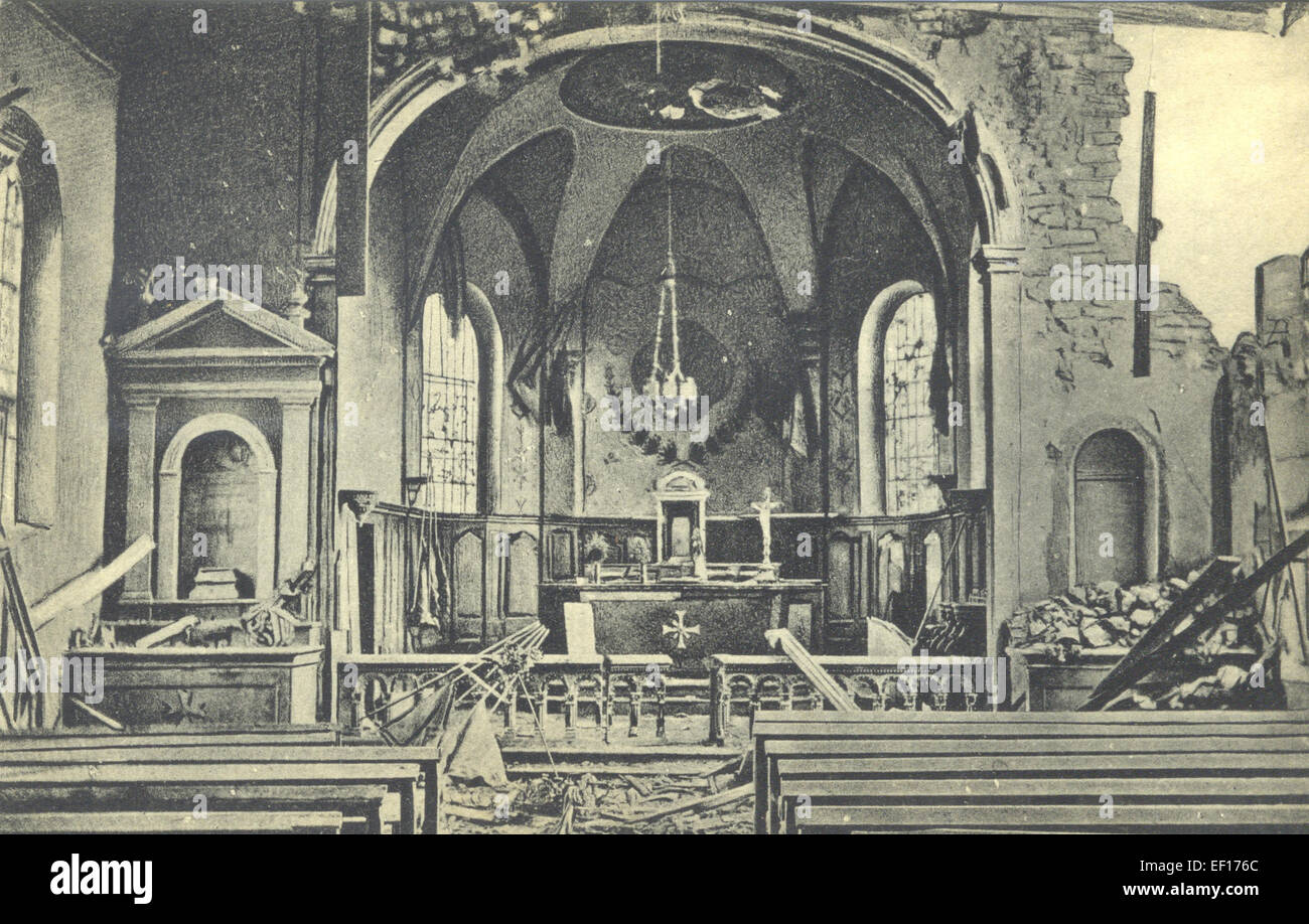 A glimpse of the interior of a church, showcasing its architectural ...