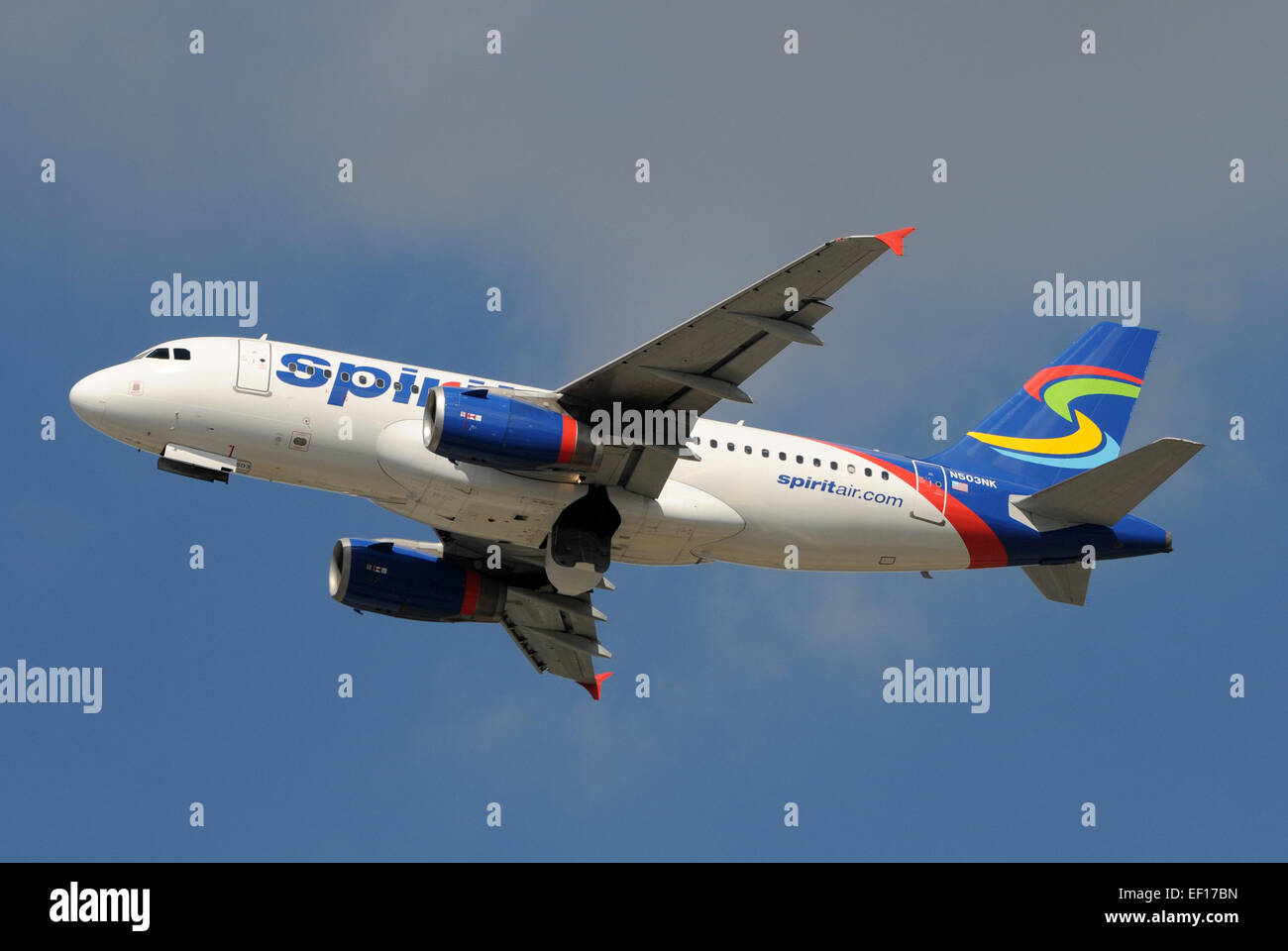 Spirit airlines jet hi-res stock photography and images - Alamy