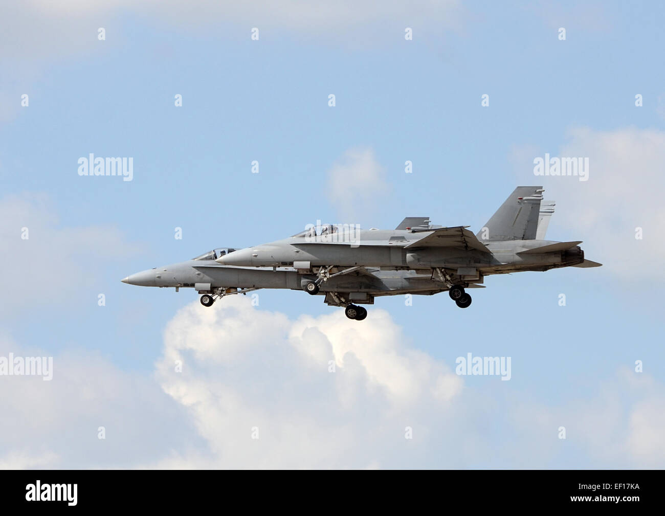 Two modern Navy fighter jets taking off Stock Photo - Alamy