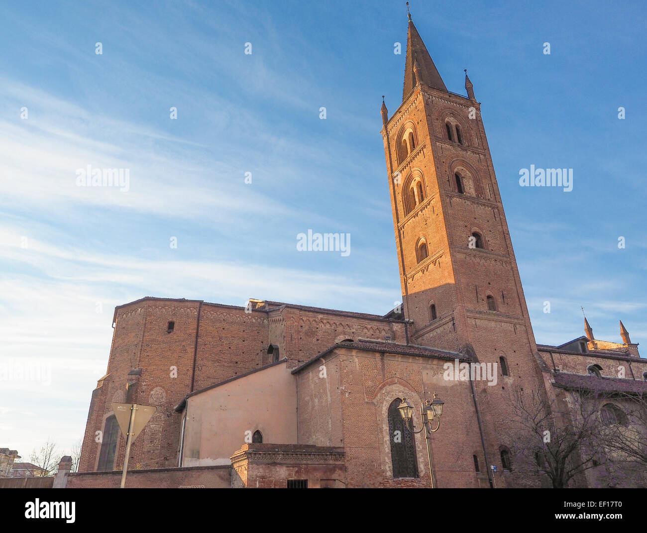 Chiesa di San Domenico gothic church in Chieri Italy Stock Photo - Alamy