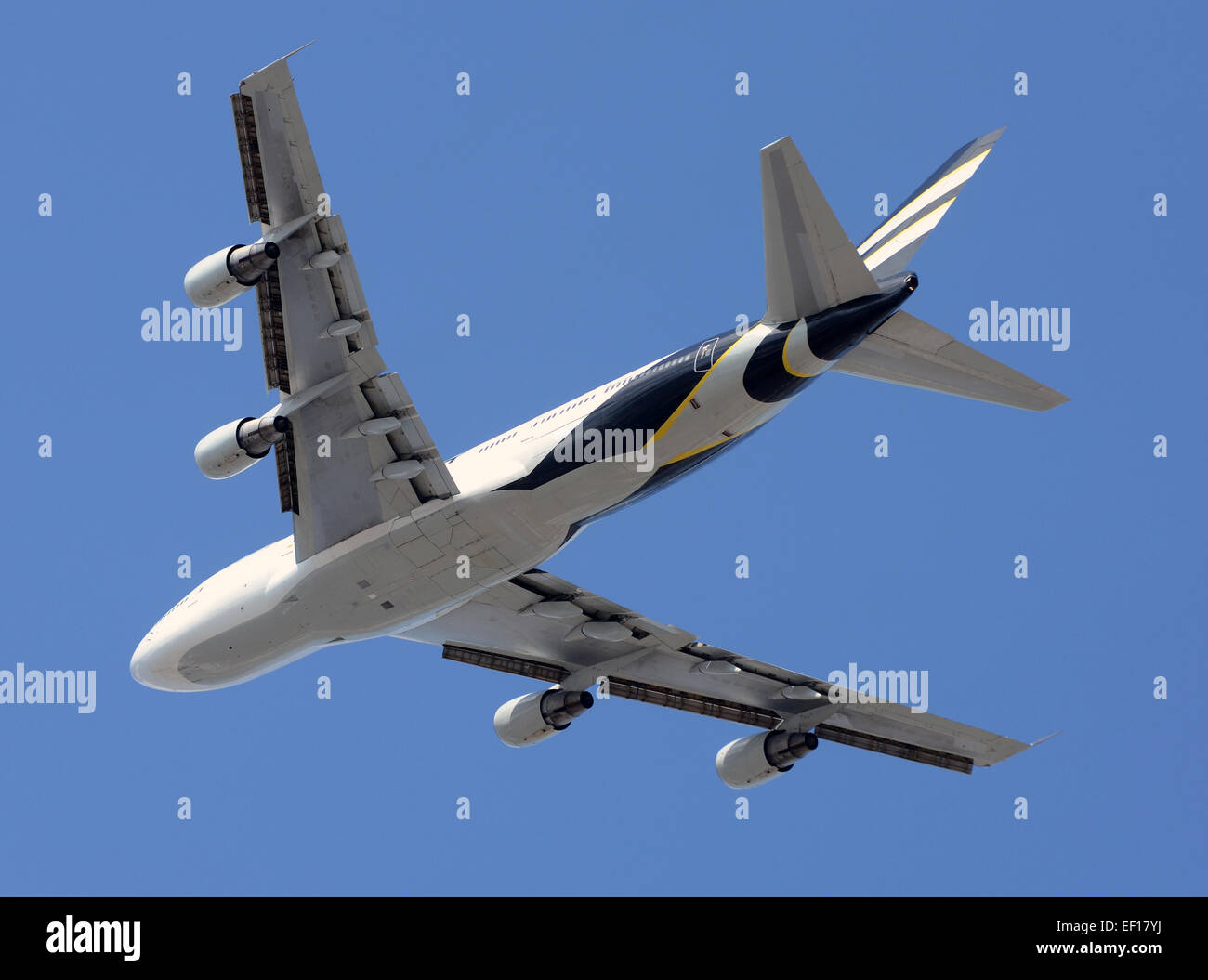 Boeing 747 taking off Stock Photo - Alamy