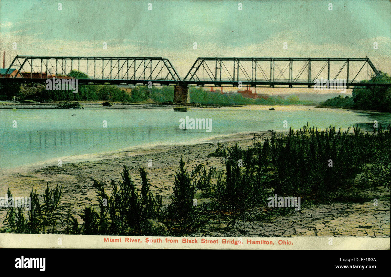 A photograph capturing the view of the Miami River from the Black ...