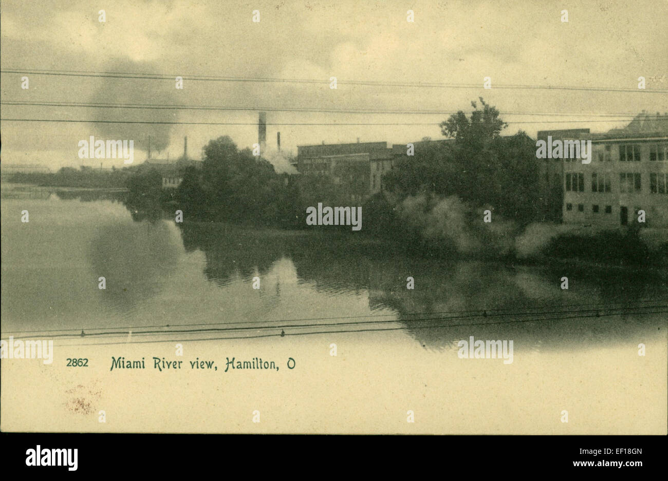 A scenic view of the Miami River, showcasing the river's flow through ...