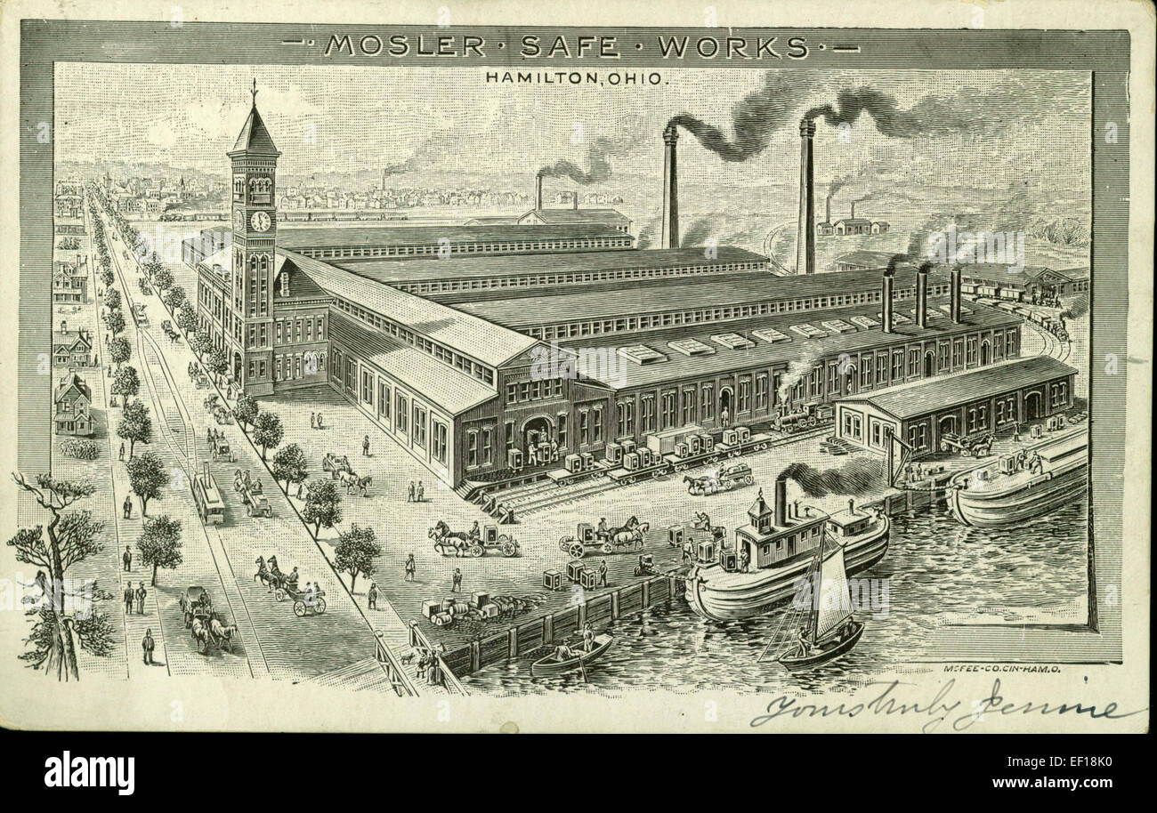 Mosler Safe Works was a prominent manufacturer of safes and vaults ...