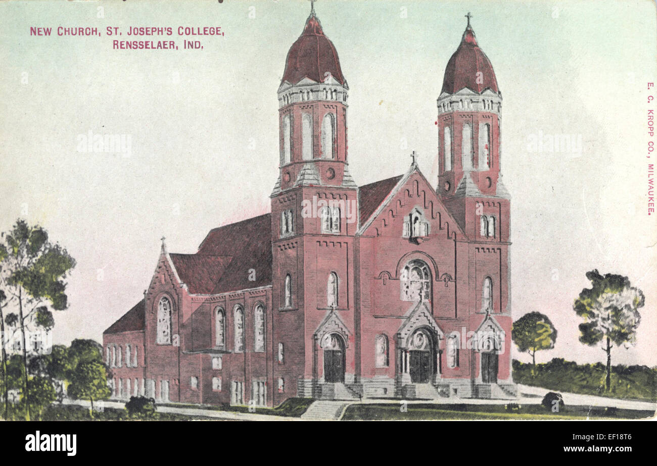 This photograph depicts a new church building, showcasing the ...