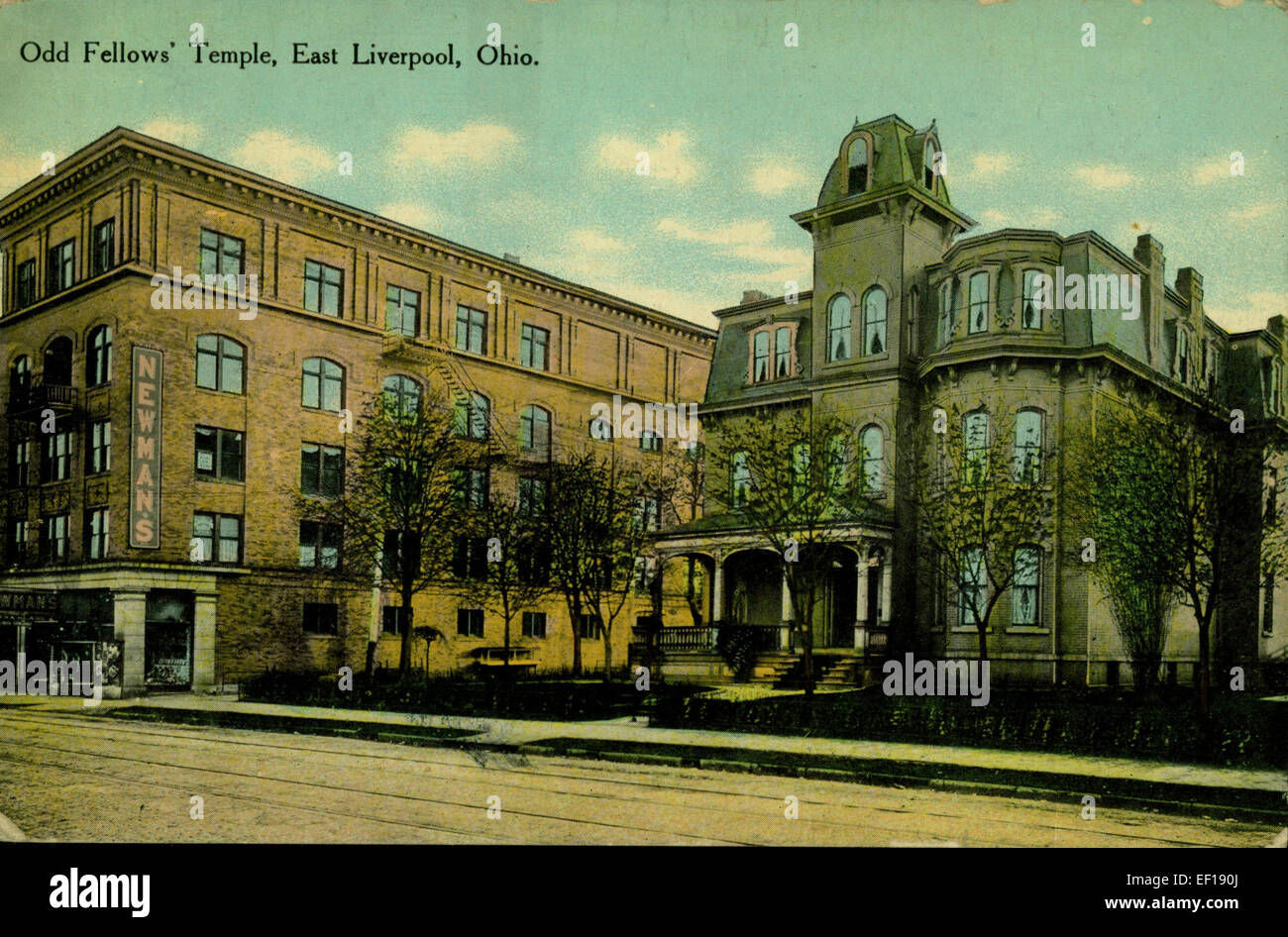 The Odd Fellows' Temple is a historic building used for meetings and ...