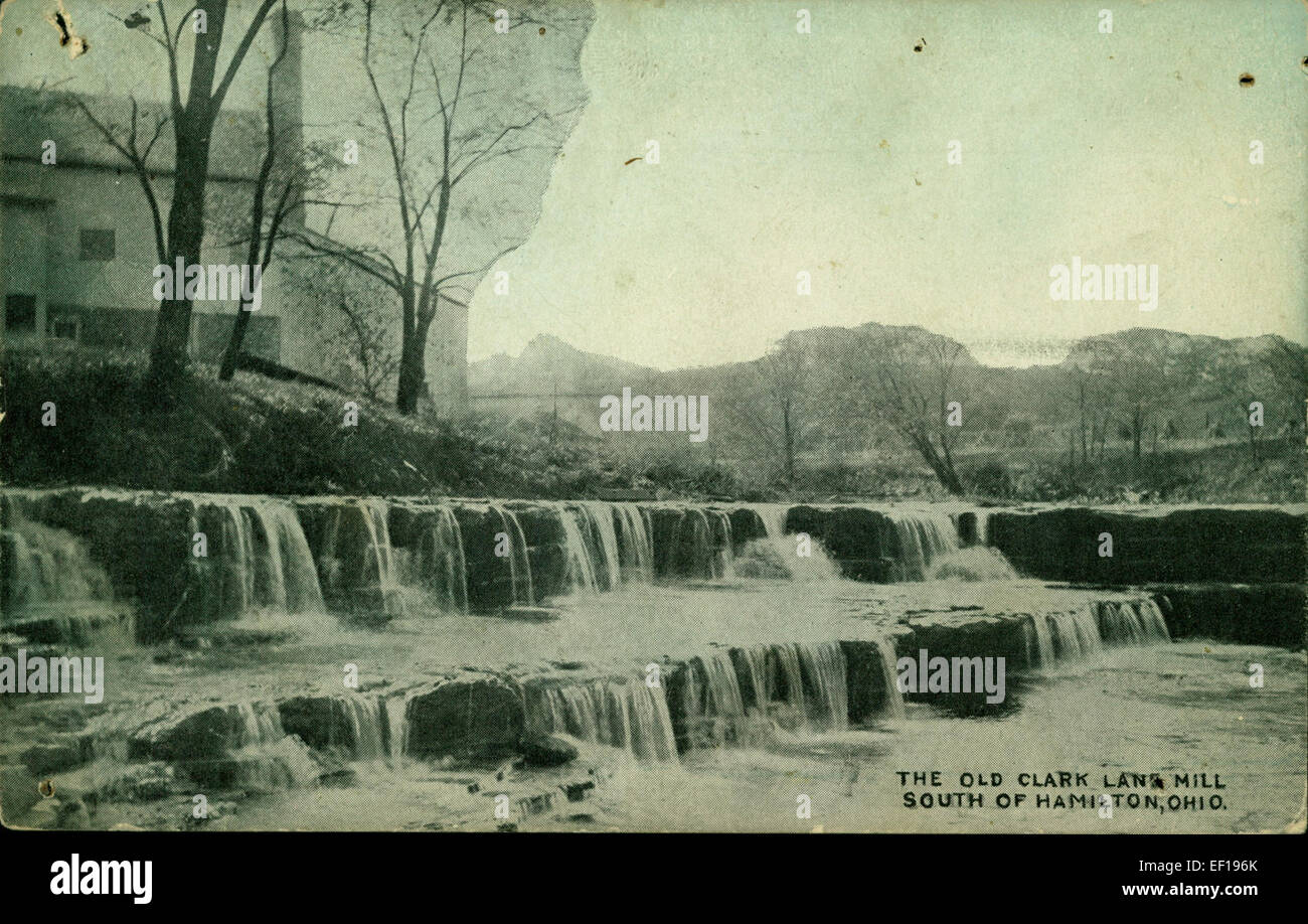 Old Clark Lane Mill, located near the Hamilton Waterfalls, is an ...