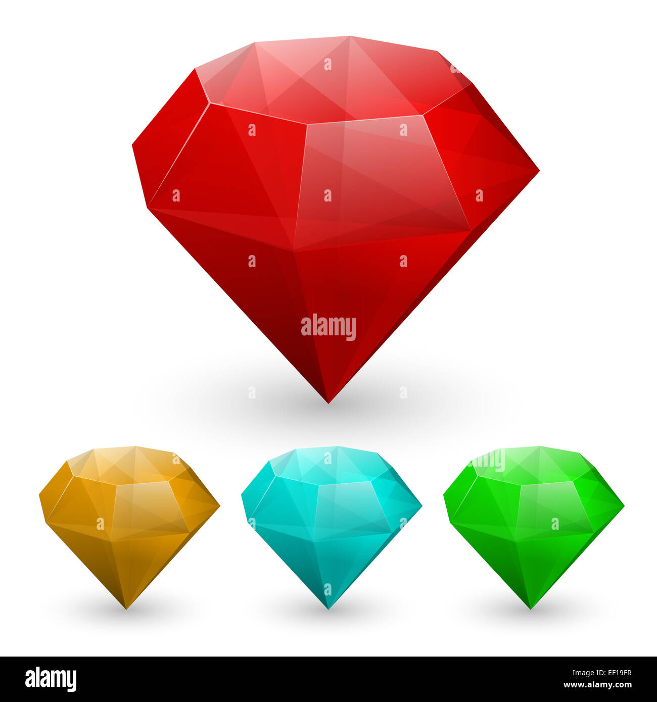 Set of gems Stock Photo - Alamy