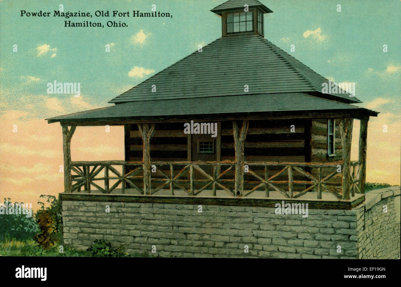 An image of a powder magazine, a structure designed to store gunpowder ...