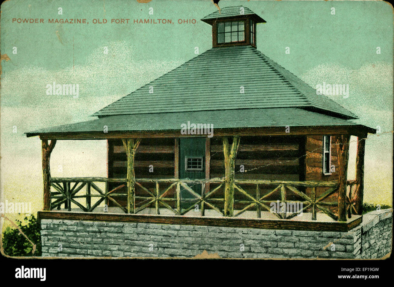 Powder Magazine 161, part of historical military structures, housed ...