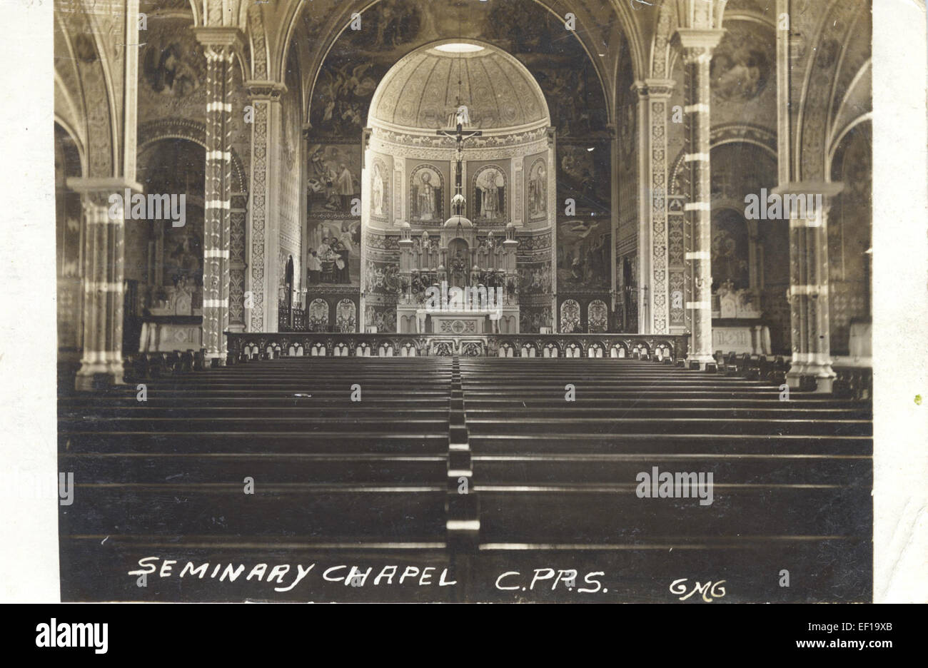 A photograph of the Seminary Chapel, highlighting its architectural ...