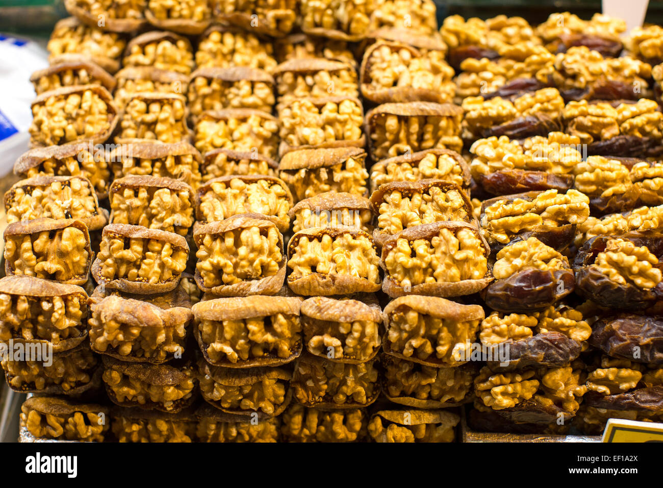 Traditional Turkish sweets on the market Stock Photo - Alamy