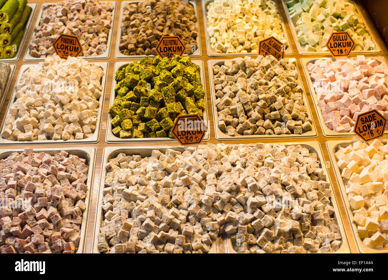 Traditional turkish sweets hi-res stock photography and images - Alamy
