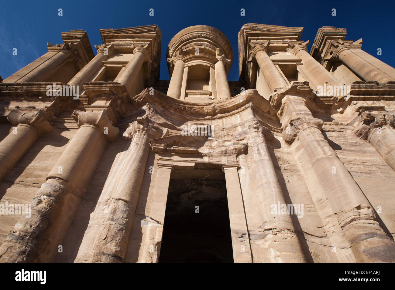 Petra jordan monastery hi-res stock photography and images - Alamy